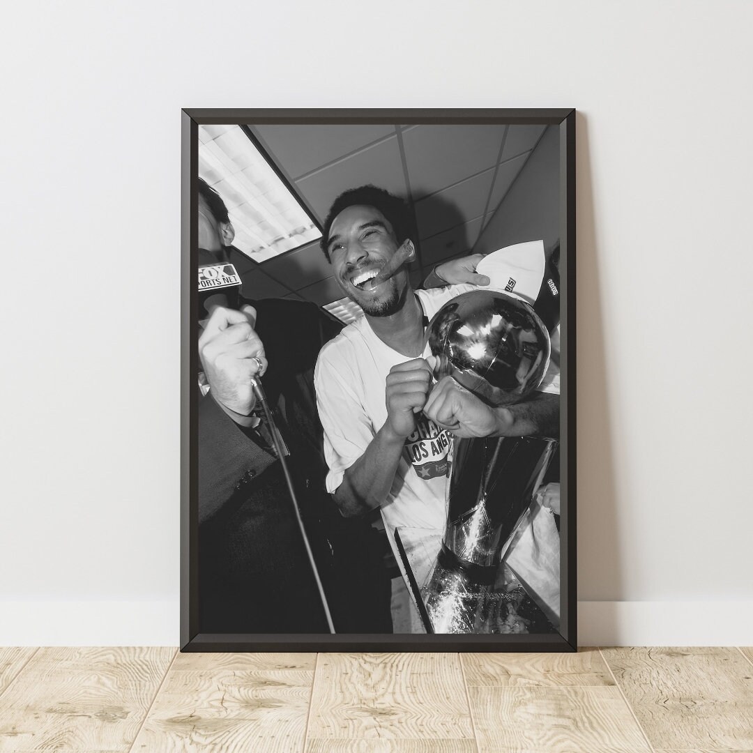 Kobe Bryant Poster, Kobe Bryant Print, Kobe Bryant Wall Art, Basketball ...