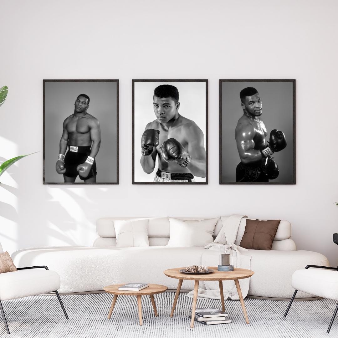 Muhammad Ali Poster, Muhammad Ali Print, Muhammad Ali Wall Art, Black ...