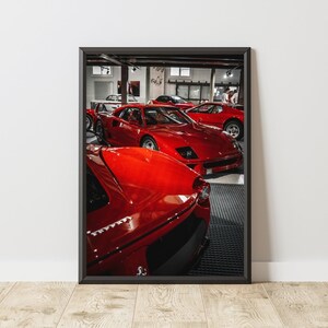 Ferrari Poster, Ferrari Print, Ferrari Wall Art, Sports Car Poster ...