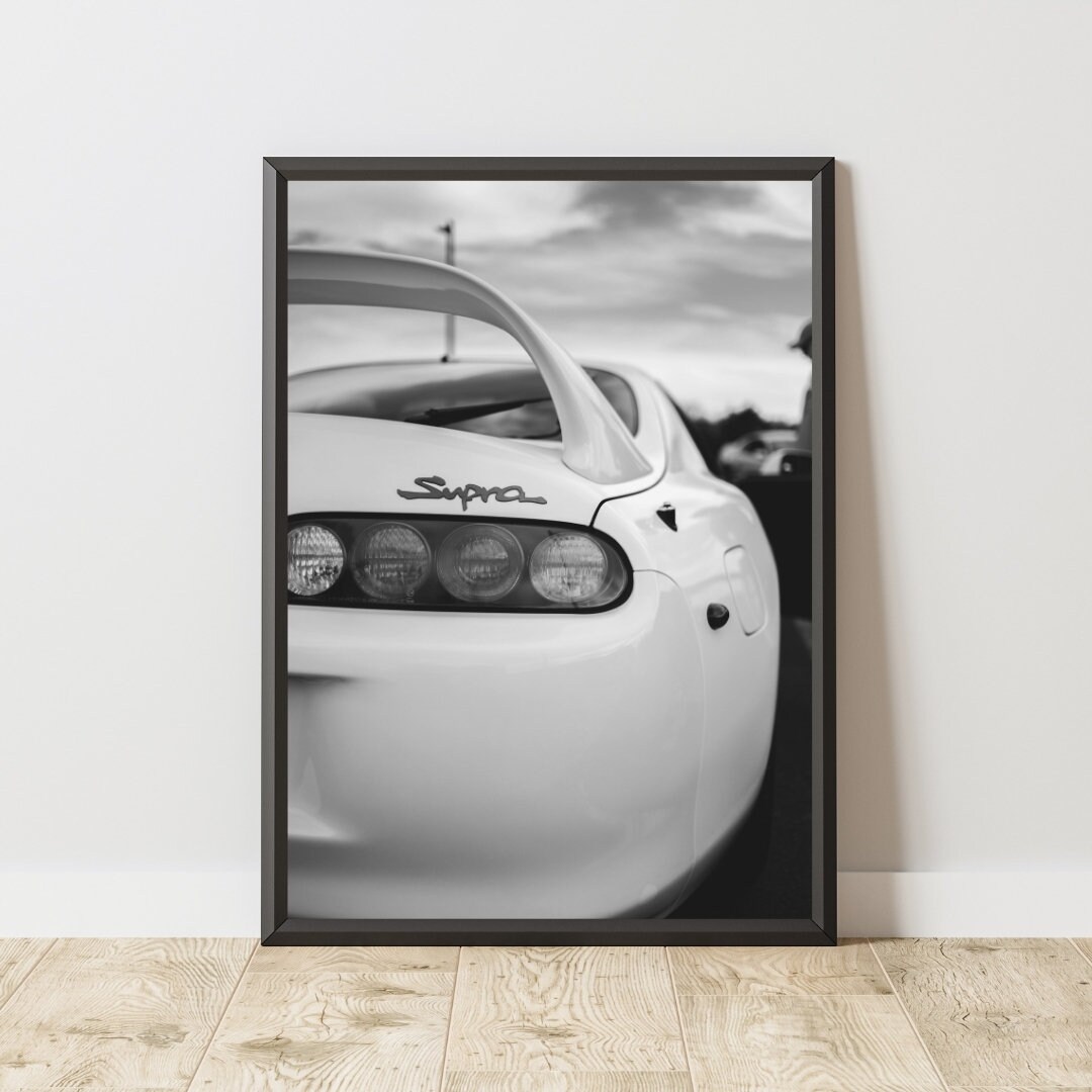 Vintage Toyota Supra Poster, Vintage Toyota Supra Print, Toyota Wall ...