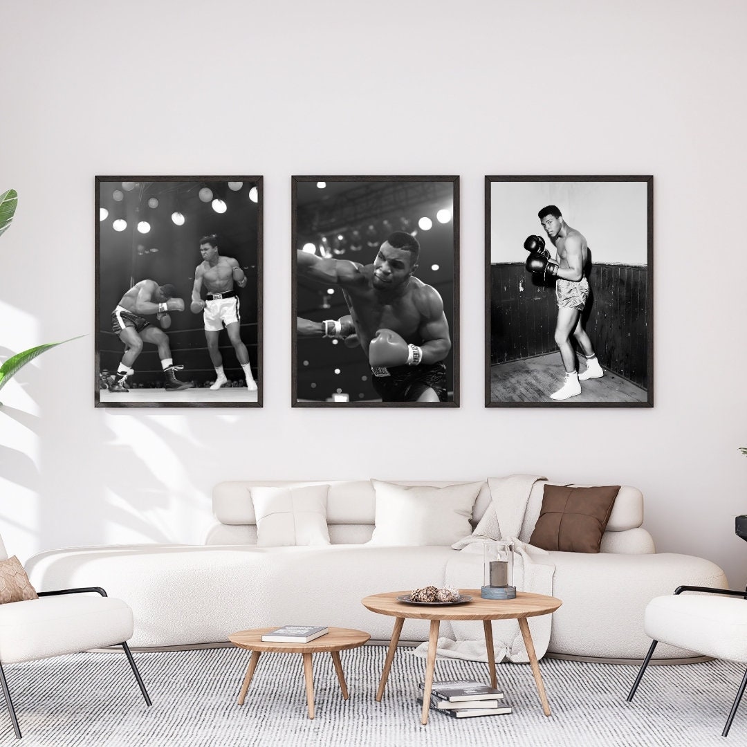 Muhammad Ali Poster, Muhammad Ali Print, Muhammad Ali Wall Art, Black ...