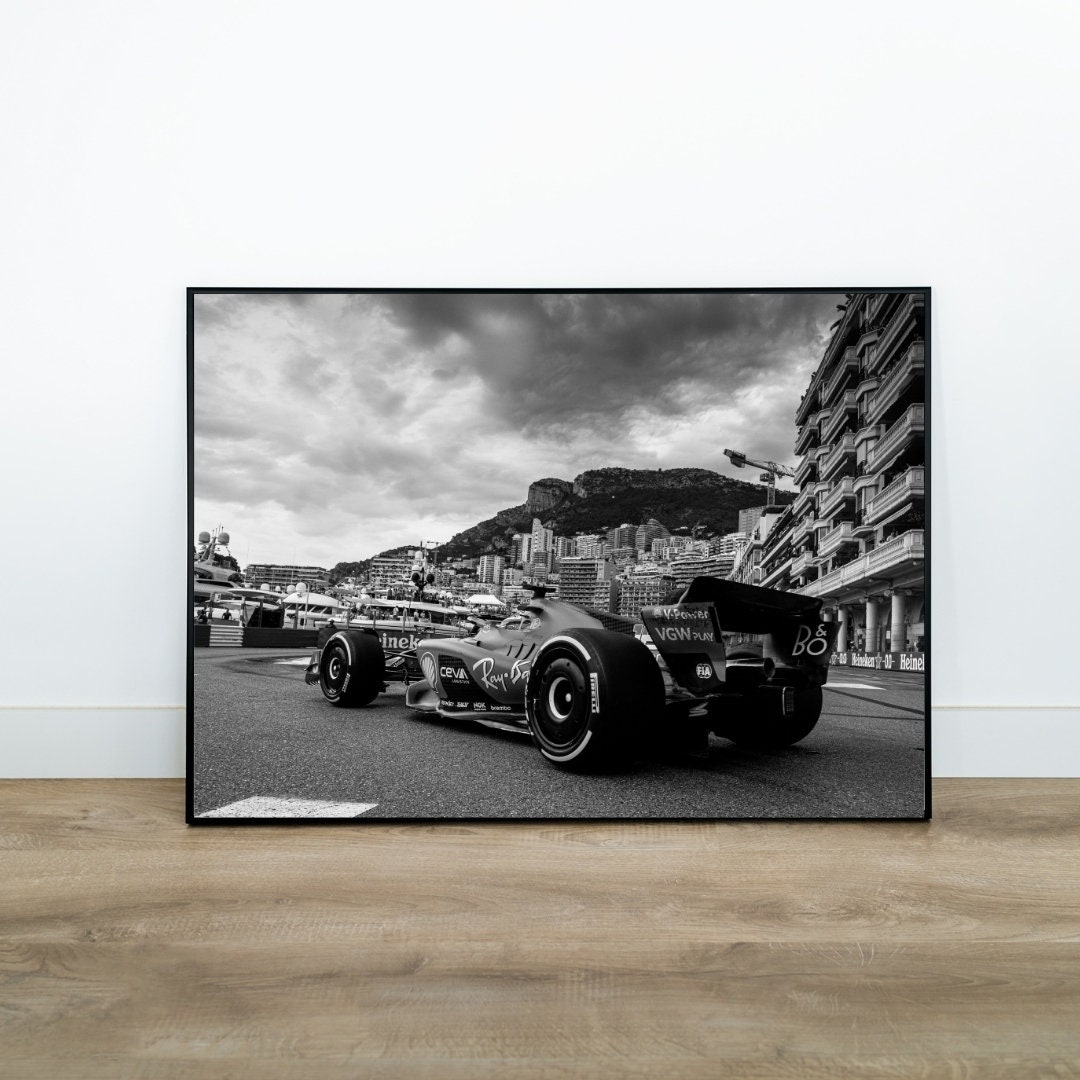 F1 Monaco GP Poster, F1 Race Track Print, F1 Circuit Print, Formula 1 ...