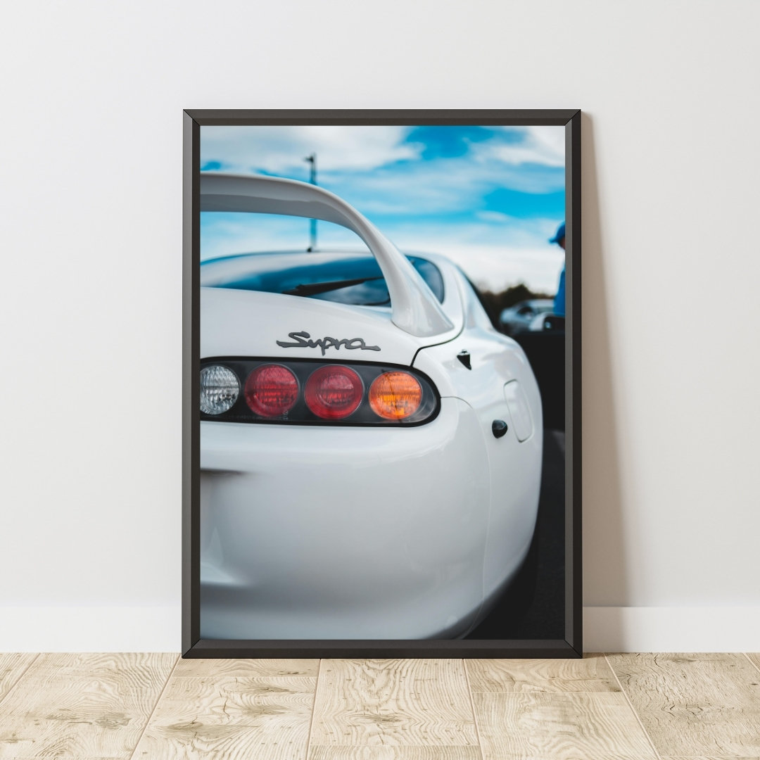 Vintage Toyota Supra Poster, Vintage Toyota Supra Print, Toyota Wall ...