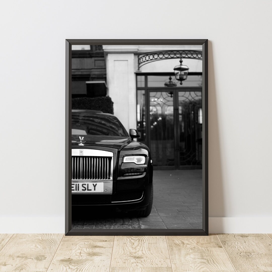 Rolls-royce Ghost Poster, Rolls-royce Print, Rolls-royce Wall Art ...