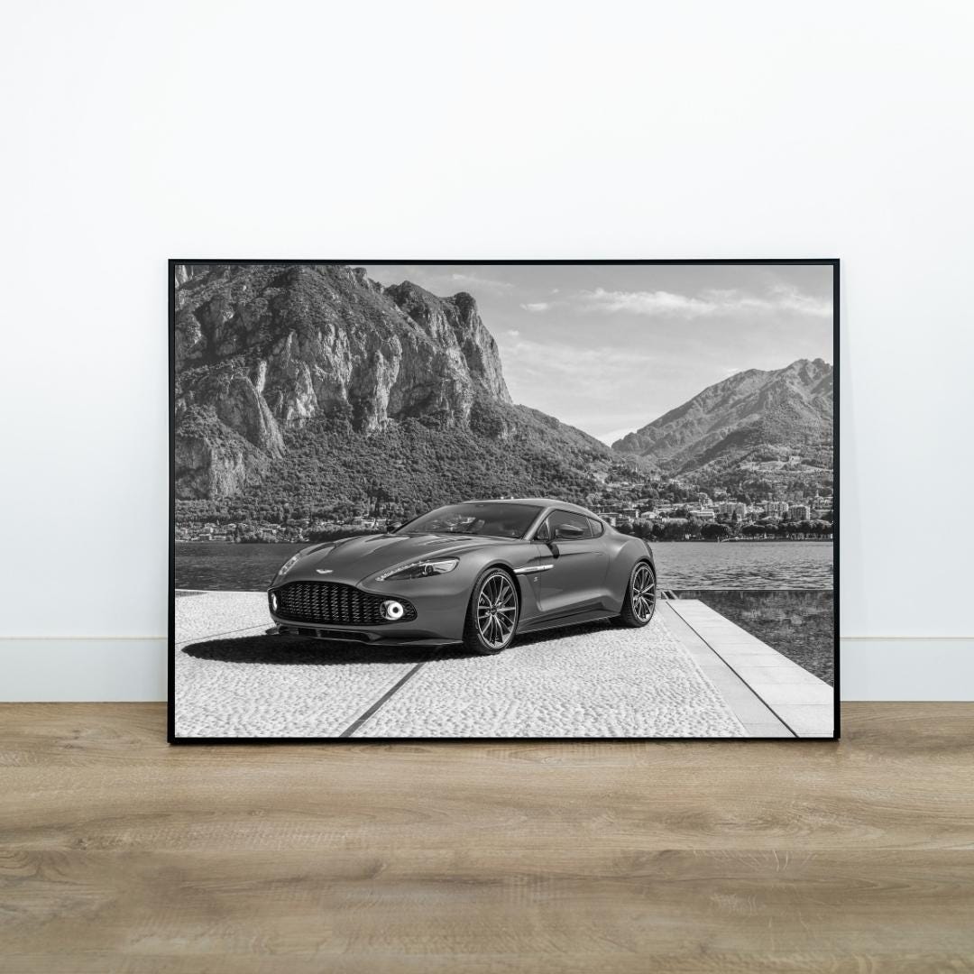 Aston Martin Vanquish Poster, Aston Martin Print, Aston Martin Wall Art ...