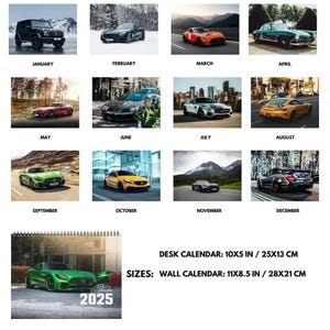 Mercedes Calendar, Mercedes Wall Calendar, Mercedes Desk Calendar ...
