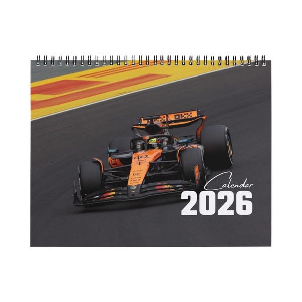 F1 Desk Calendar 2026 - Etsy UK