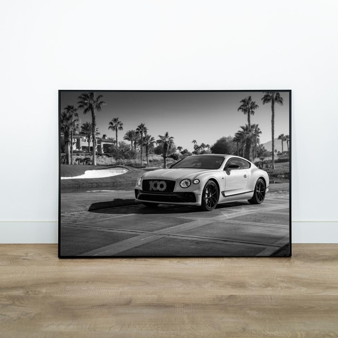 Bentley Continental Poster, Bentley Poster, Bentley Print, Bentley Wall ...