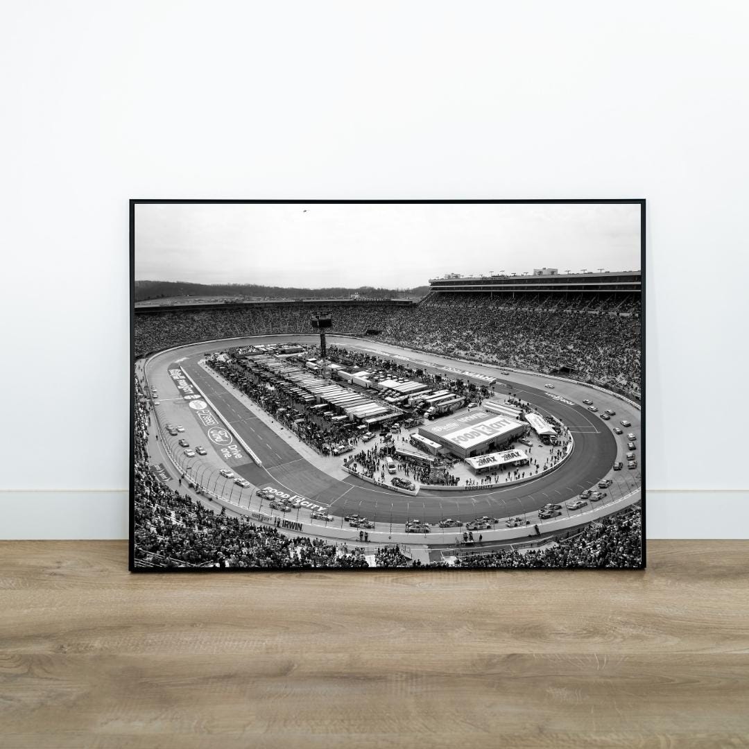 NASCAR Race Track Poster, NASCAR Race Track Print, NASCAR Wall Art ...