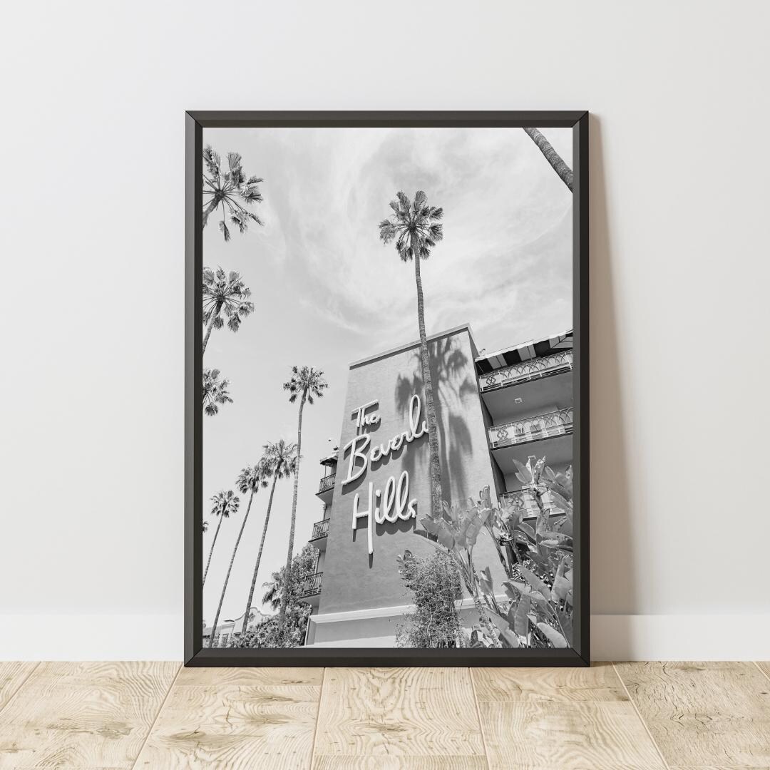 Beverly Hills Poster, Beverly Hills Print, Beverly Hills Wall Art ...