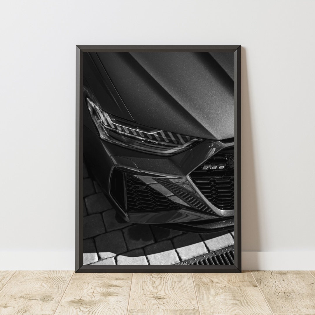 Audi RS6 Poster, Audi Poster, Audi Print, Audi Wall Art, Iconic Car ...