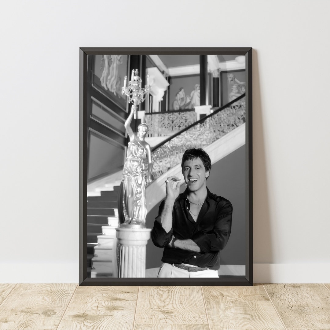 Scarface Poster, Scarface Print, Scarface Wall Art, Movie Wall Art ...