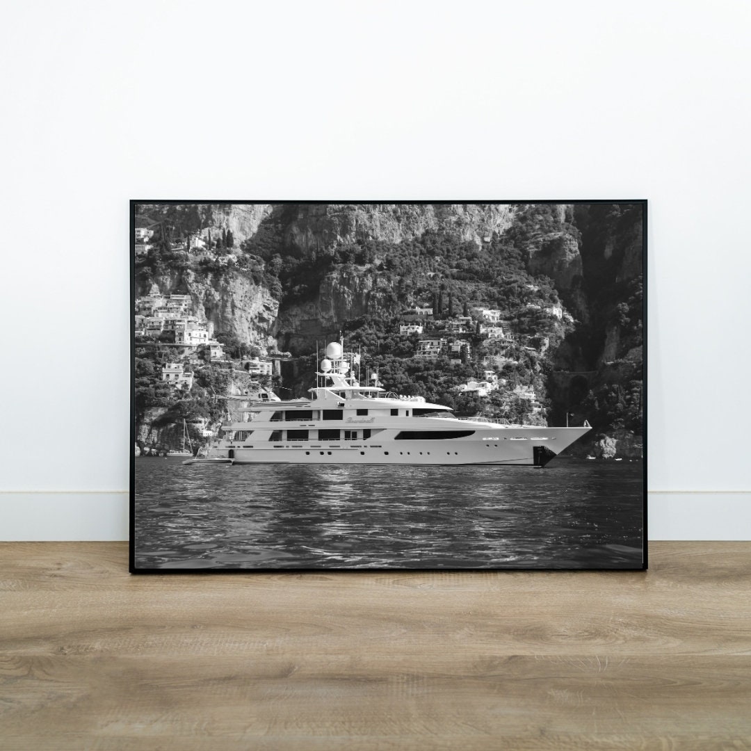 Yacht Poster, Yacht Print, Yacht Wall Art, Boat Poster, Boat Print ...
