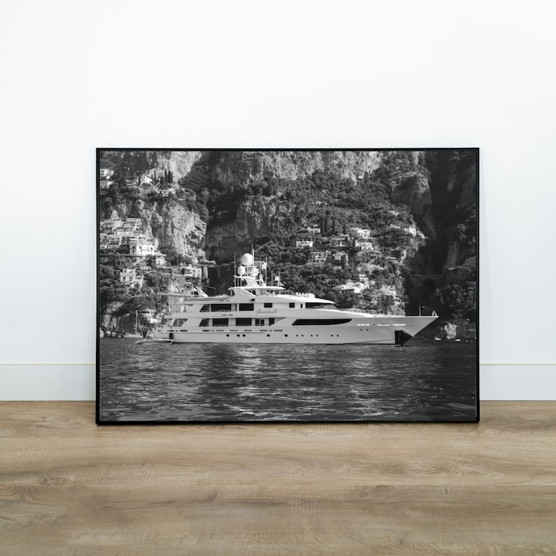 Yacht Poster, Yacht Print, Yacht Wall Art, Boat Poster, Boat Print ...