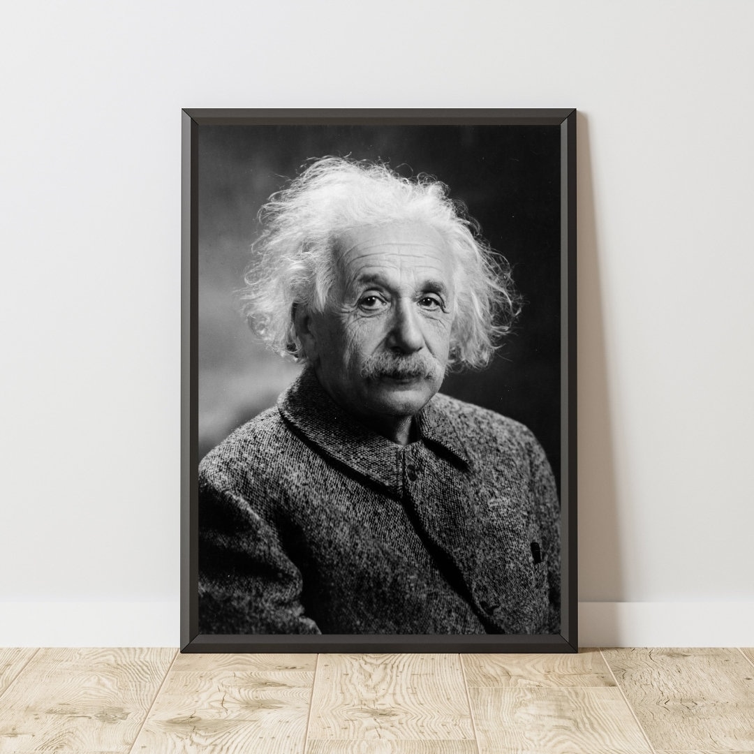 Albert Einstein Poster, Albert Einstein Print, Albert Einstein Wall Art, Science Poster, Science ...