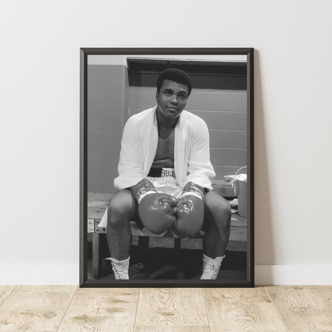 Muhammad Ali Poster, Muhammad Ali Print, Muhammad Ali Wall Art, Vintage Sport Poster, Vintage ...