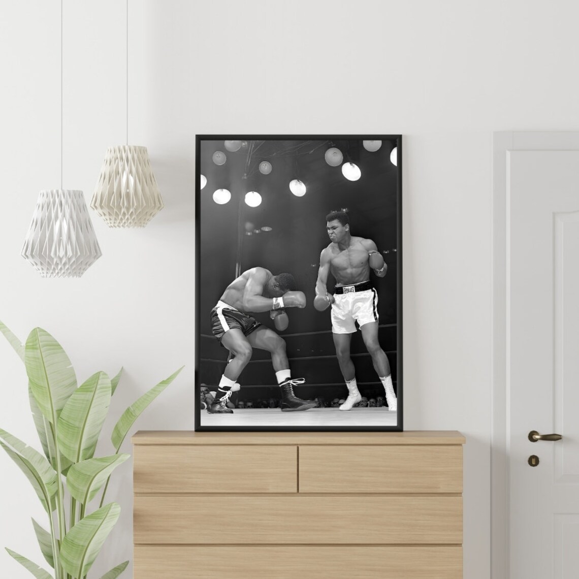 Muhammad Ali Poster, Muhammad Ali Print, Muhammad Ali Wall Art, Black ...