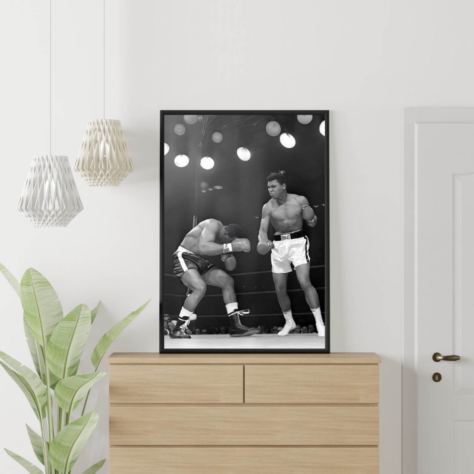 Muhammad Ali Poster, Muhammad Ali Print, Muhammad Ali Wall Art, Black ...