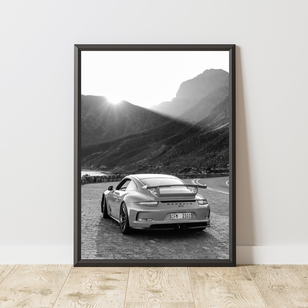 Porsche 911 GT3 Poster, Porsche GT3 Print, Porsche GT3 Wall Art ...