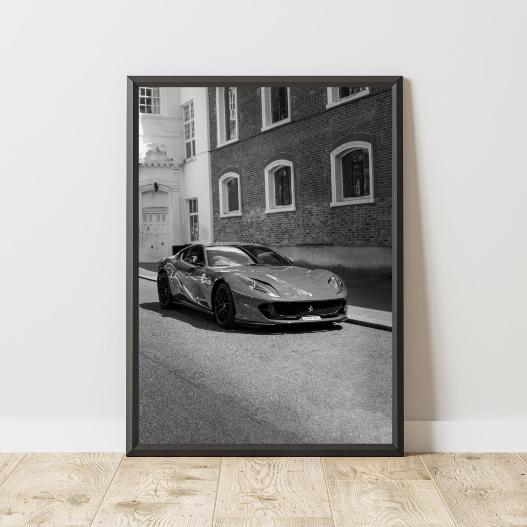 Ferrari 812 Poster, Ferrari Poster, Ferrari Print, Ferrari Wall Art ...