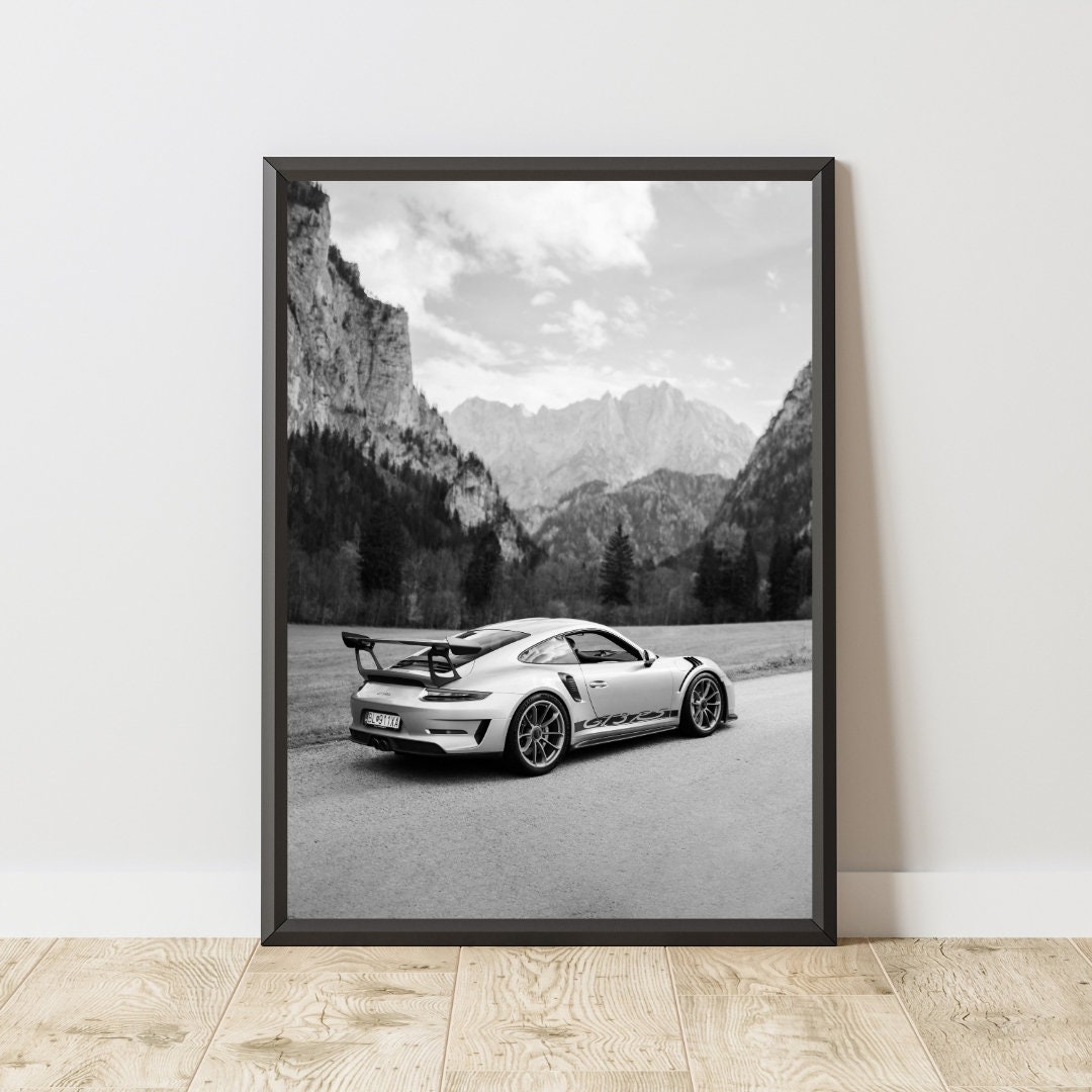 Porsche 911 GT3 RS Poster, Porsche GT3 RS Print, Porsche GT3 RS Wall ...