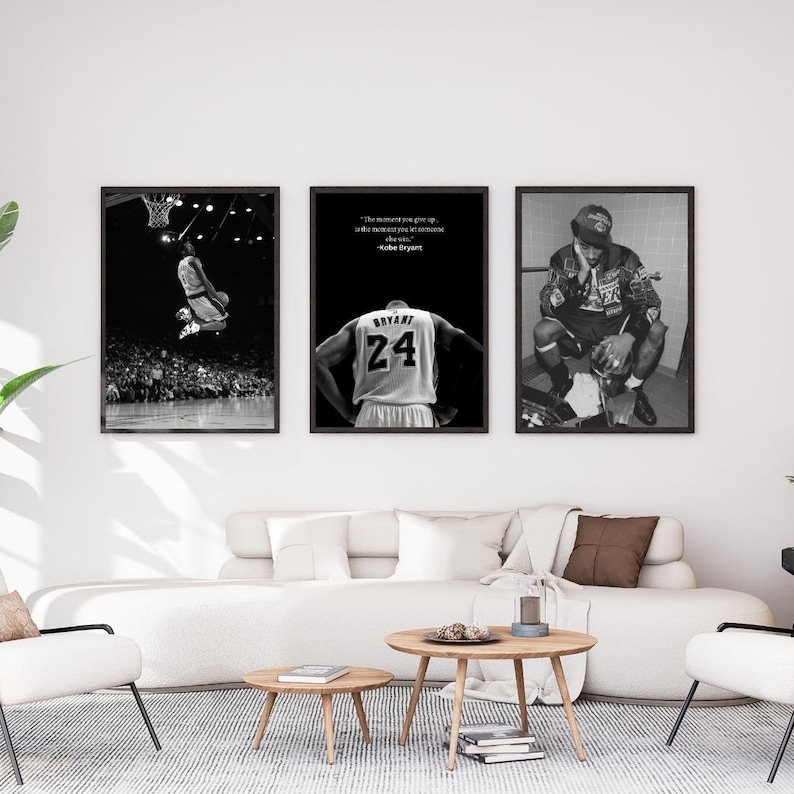 Kobe Bryant Motivational Poster, Motivational Print, Motivation Wall ...
