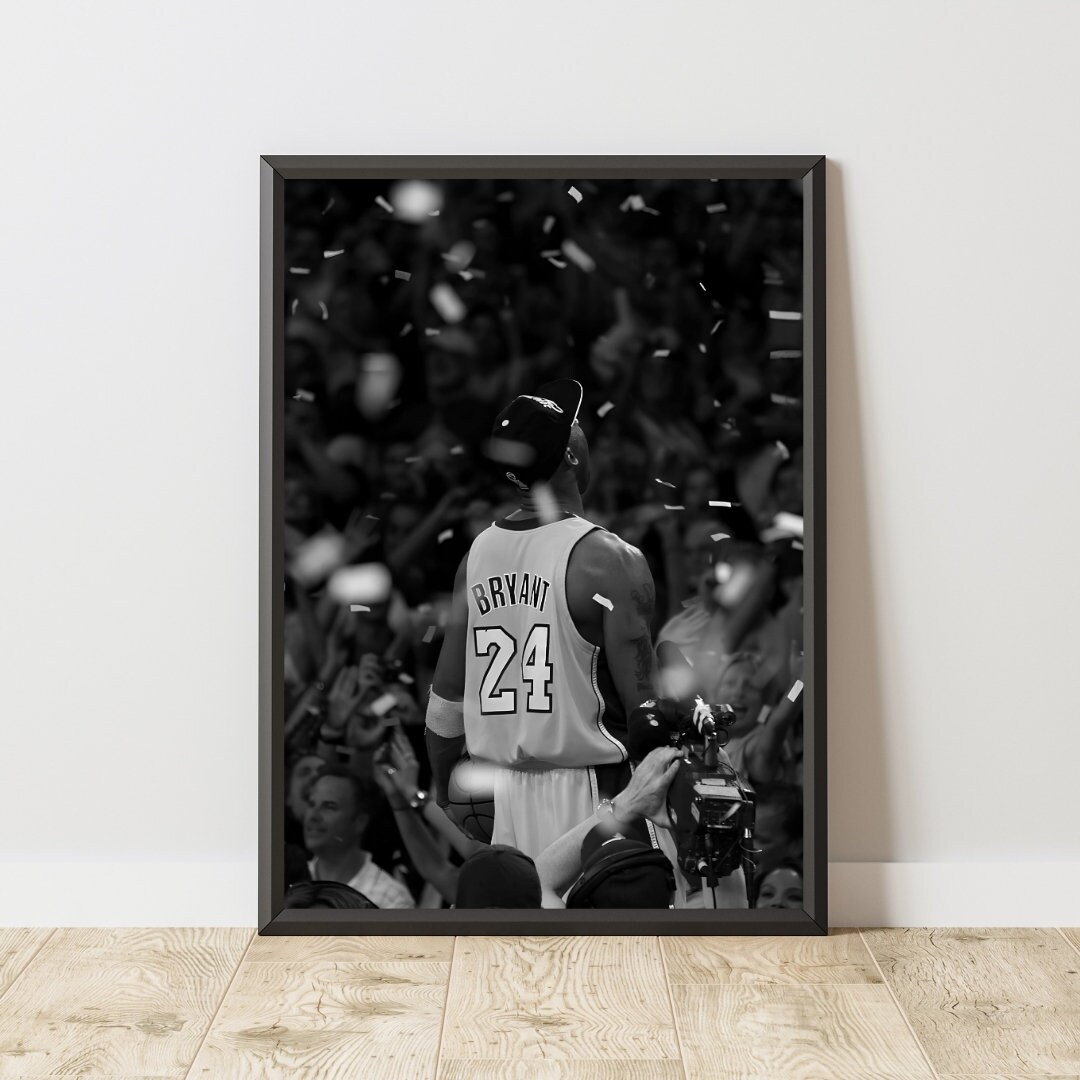 Kobe Bryant Poster, Kobe Bryant Print, Kobe Bryant Wall Art, Basketball ...