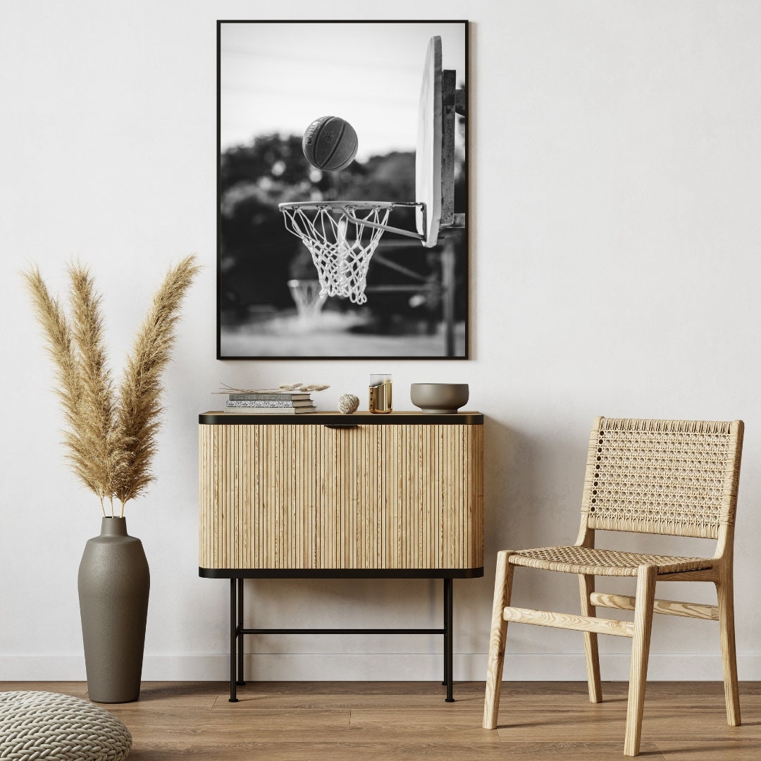 Basketball Poster Basketball Print Basketball Wall Art NBA - Etsy