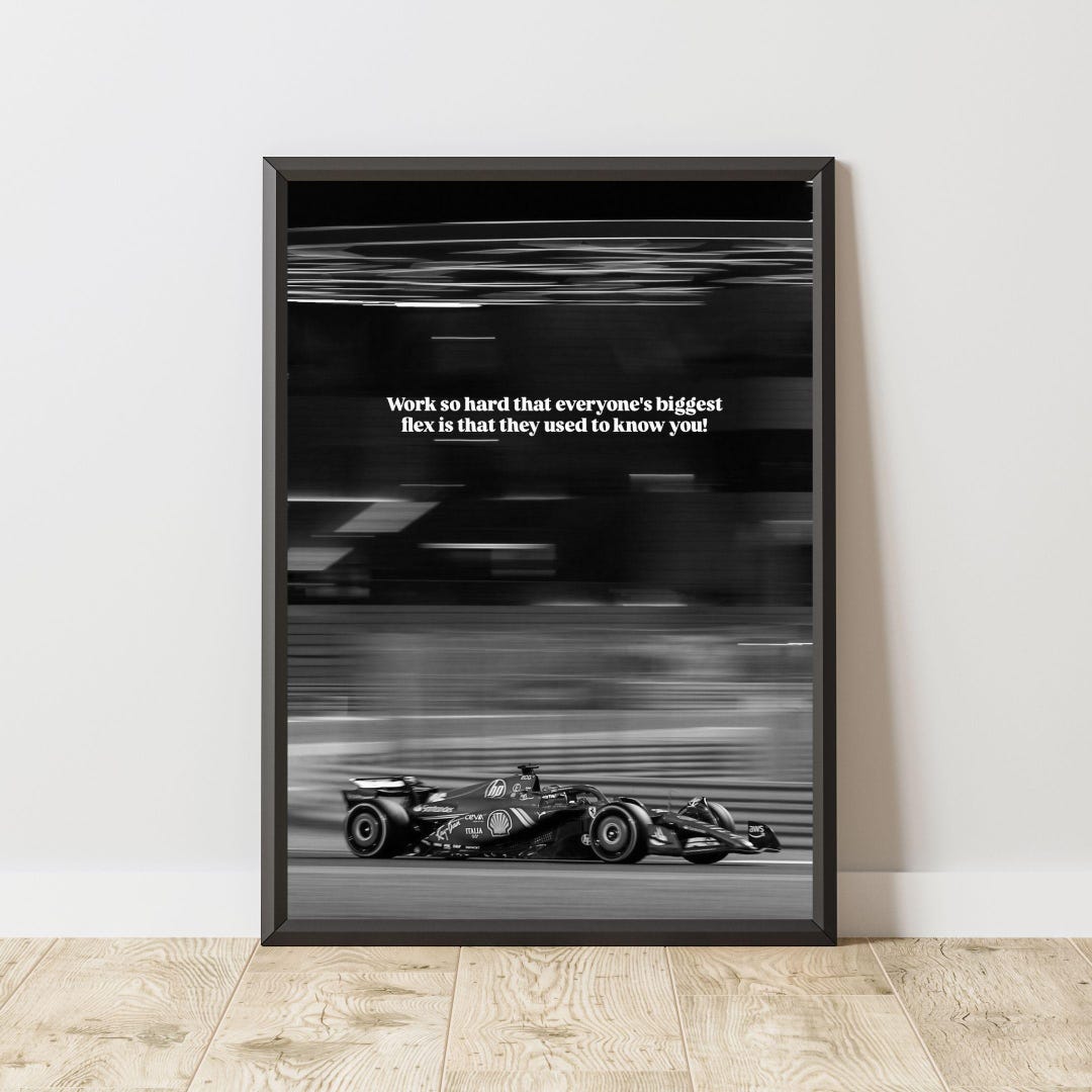 Formula 1 Poster, Formula 1 Print, Formula 1 Wall Art, F1 Print ...