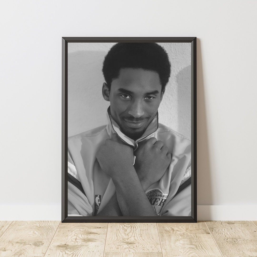 Kobe Bryant Poster, Kobe Bryant Print, Kobe Bryant Wall Art, Basketball ...