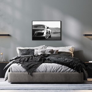 Audi R8 Poster, Audi Poster, Audi Print, Audi Wall Art, Iconic Car ...