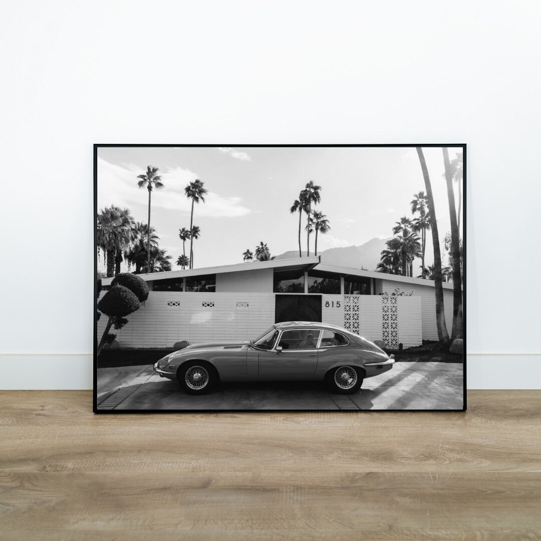 Jaguar E-type Poster, Jaguar Print, Vintage Jaguar Wall Art, Vintage ...