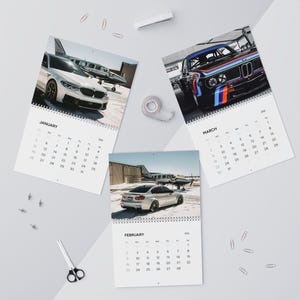 BMW Calendar, BMW 2025 Calendar, BMW Wall Calendar, Bmw Desk Calendar ...