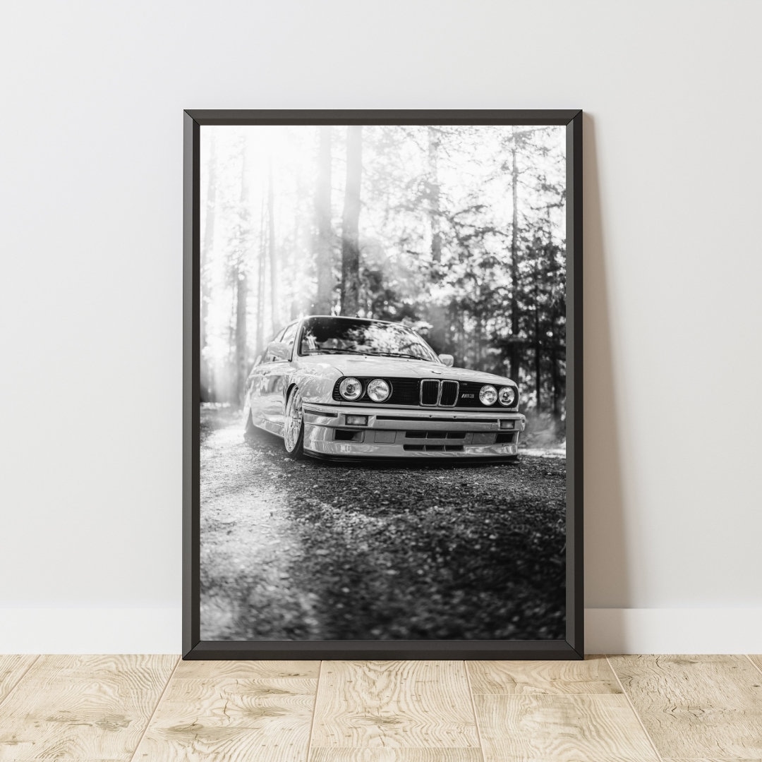 Vintage BMW Poster, Vintage BMW Print, Vintage BMW Wall Art, Black and White Poster, Bmw Poster ...