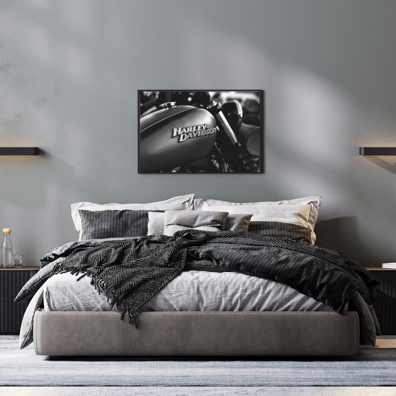 Harley Davidson Poster Harley Davidson Print Harley Davidson Wall Art