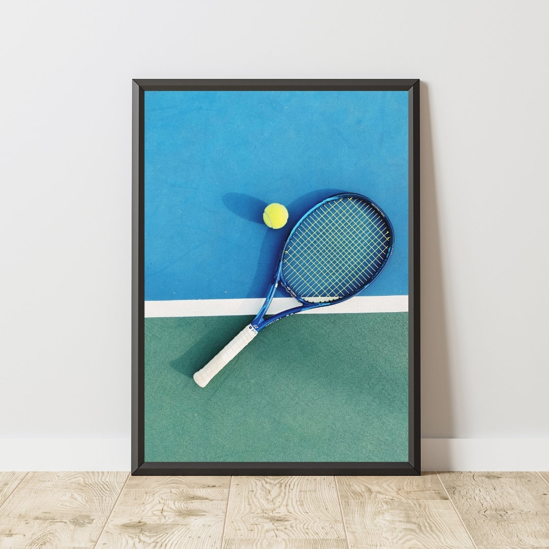 Tennis Poster, Tennis Print, Tennis Wall Art, Sports Poster, Sports ...