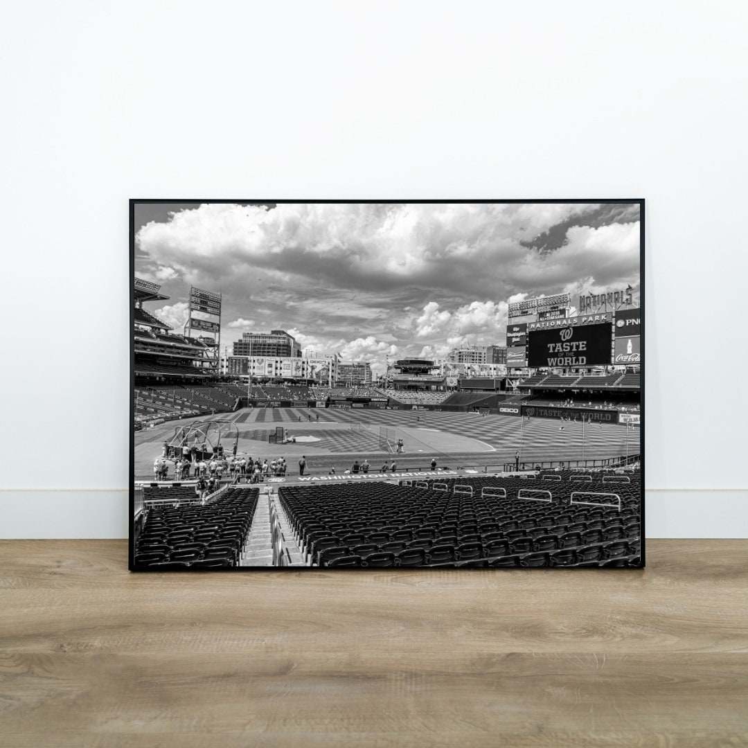 Nationals Park Poster Nationals Baseball Stadium Baseball - Etsy