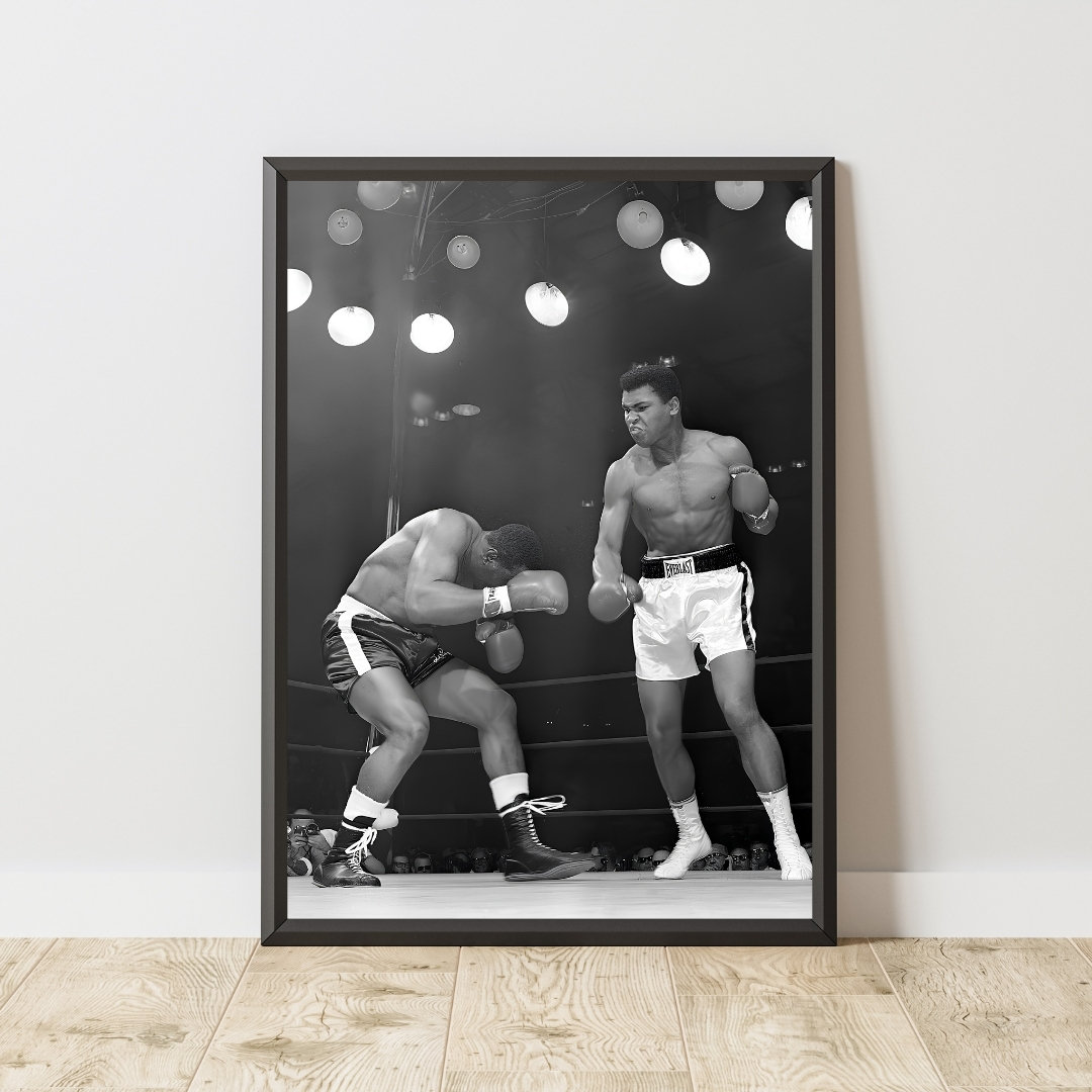 Muhammad Ali Poster, Muhammad Ali Print, Muhammad Ali Wall Art, Black ...