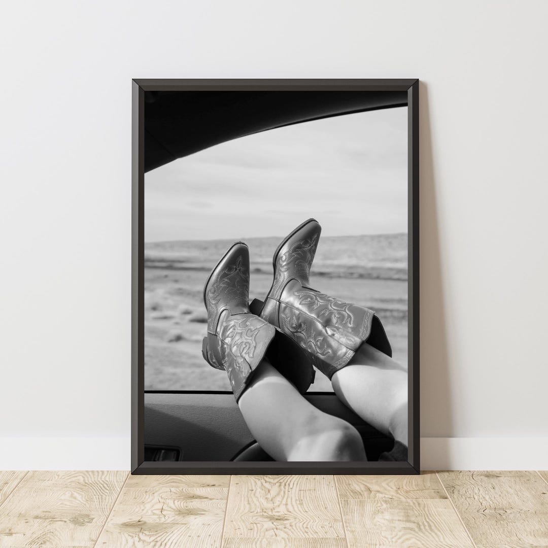 Cowgirl Boots Poster, Cowgirl Print, Cowgirl Wall Art, Western Wall Art ...