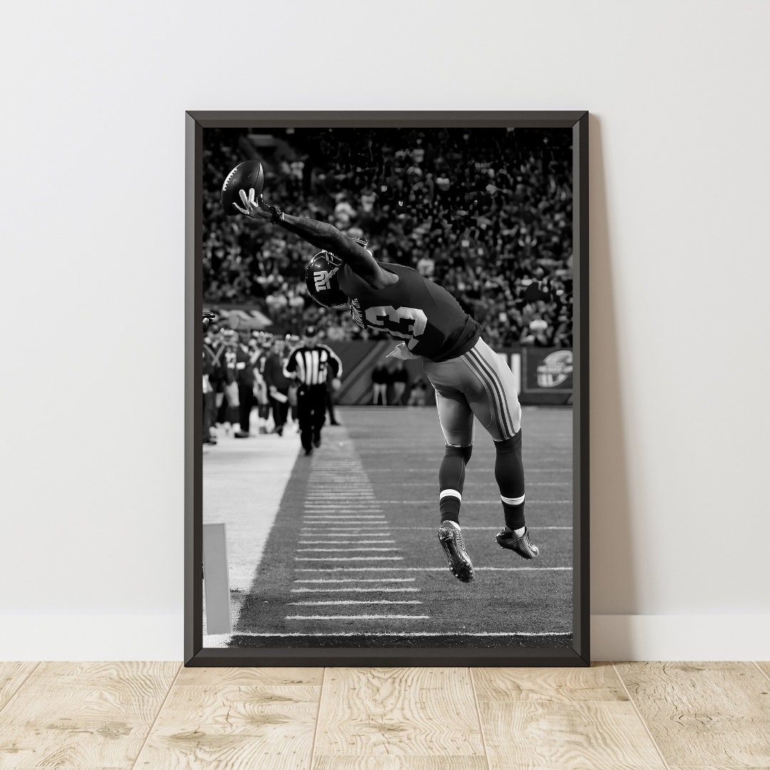 Football Poster, Football Print, Football Wall Art, NFL Wall Art, NFL ...