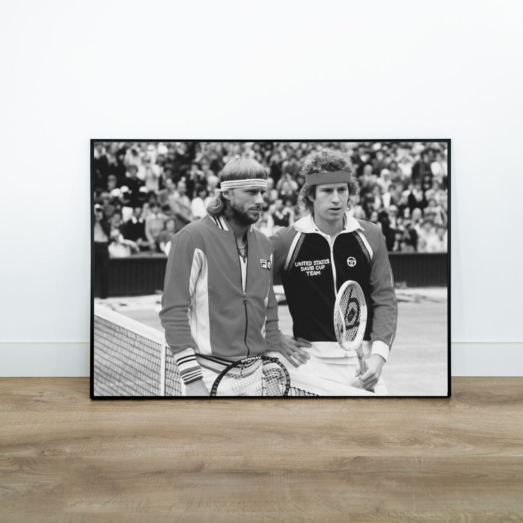 Björn Borg and John Mcenroe Poster Björn Borg Poster John - Etsy