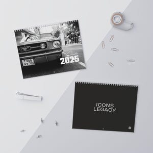 Ford Mustang Calendar, Ford Mustang 2025 Calendar, Mustang Wall ...