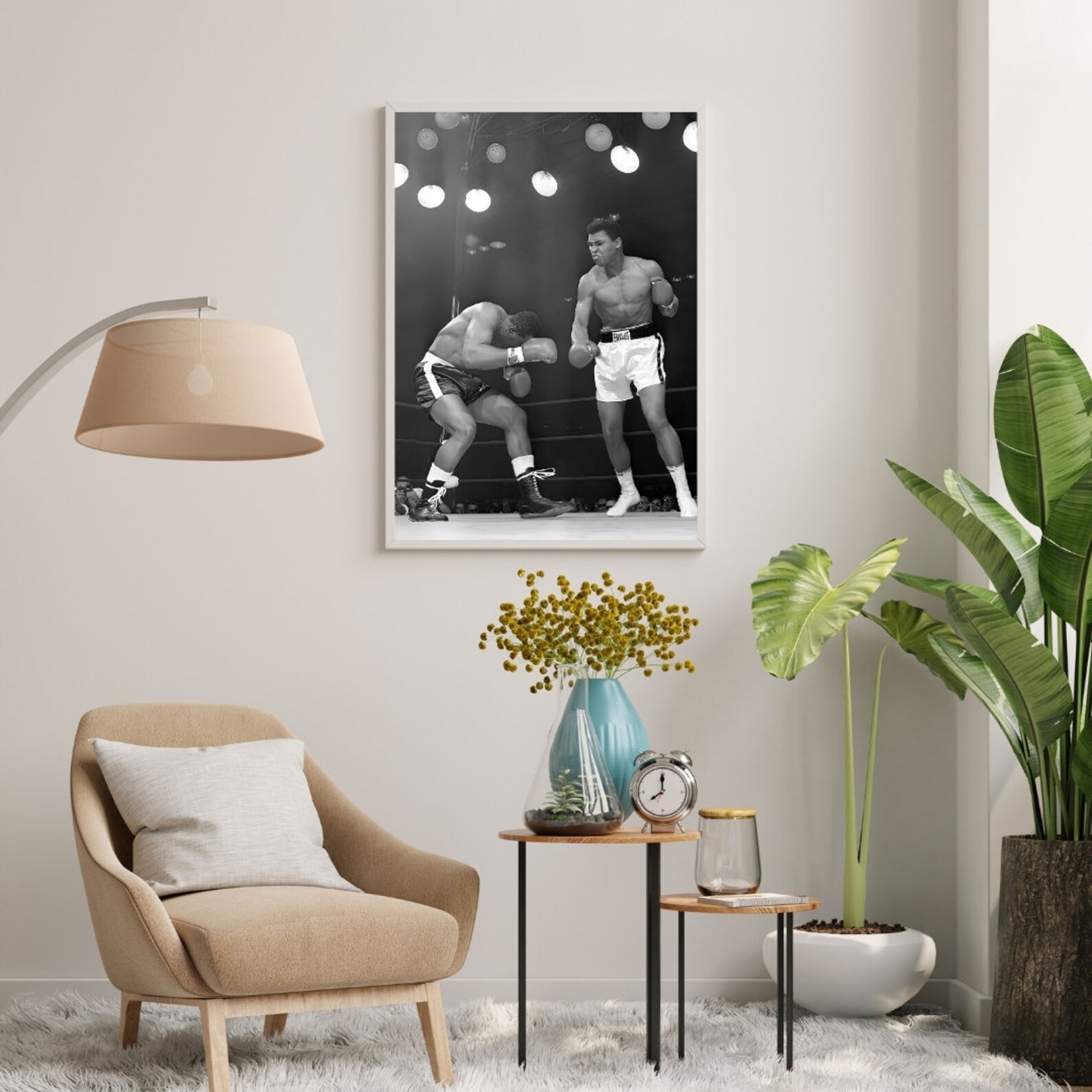 Muhammad Ali Poster, Muhammad Ali Print, Muhammad Ali Wall Art, Black ...