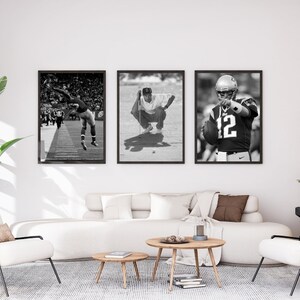 Football Poster, Football Print, Football Wall Art, NFL Wall Art, NFL ...