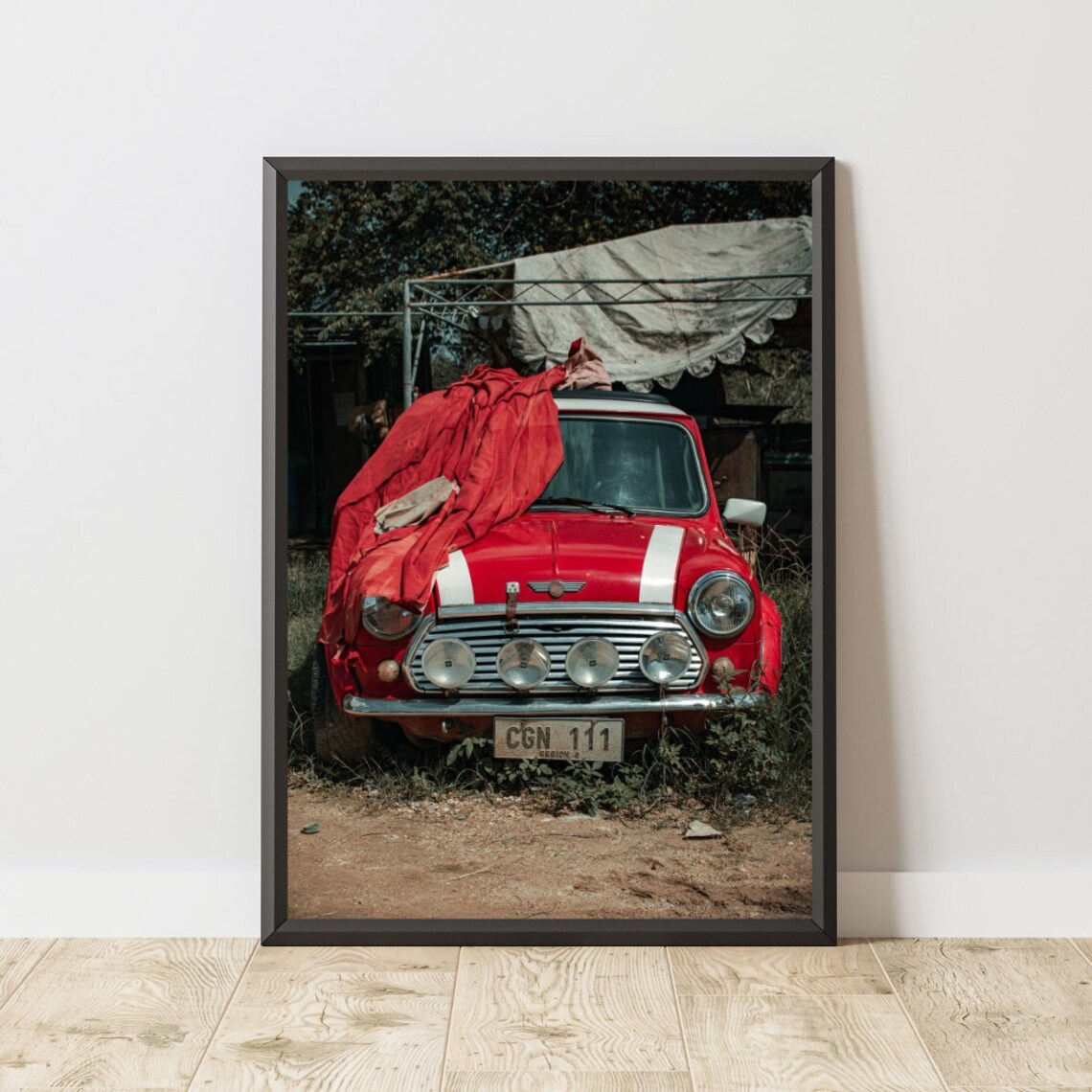 Vintage Mini Cooper Poster, Vintage Mini Cooper Print, Vintage Mini ...