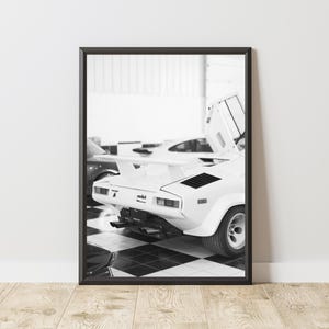 Lamborghini Countach Poster, Lamborghini Countach Print, Lamborghini ...