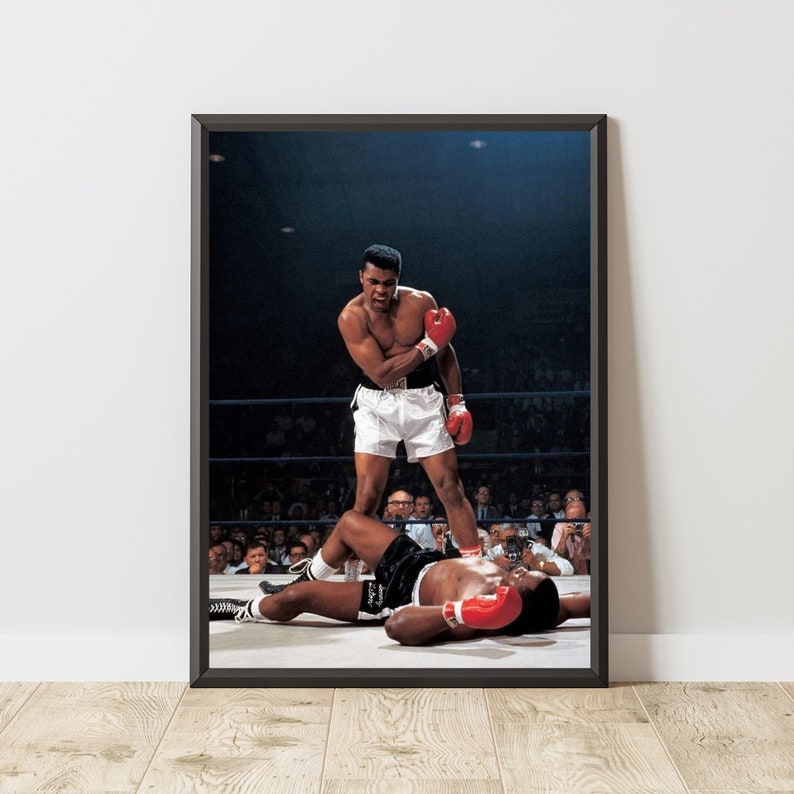 Muhammad Ali Poster, Muhammad Ali Print, Muhammad Ali Wall Art, Vintage ...