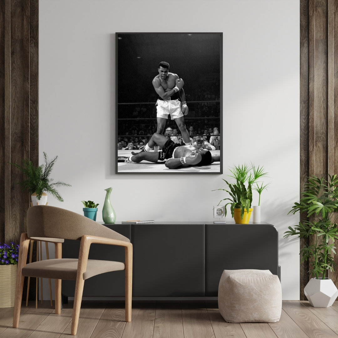 Muhammad Ali Poster, Muhammad Ali Print, Muhammad Ali Wall Art, Black ...
