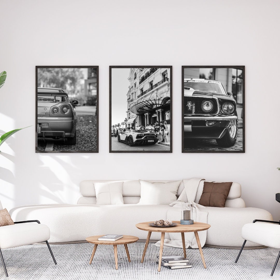 Vintage Ford Mustang Poster, Vintage Ford Mustang Print, Ford Mustang ...