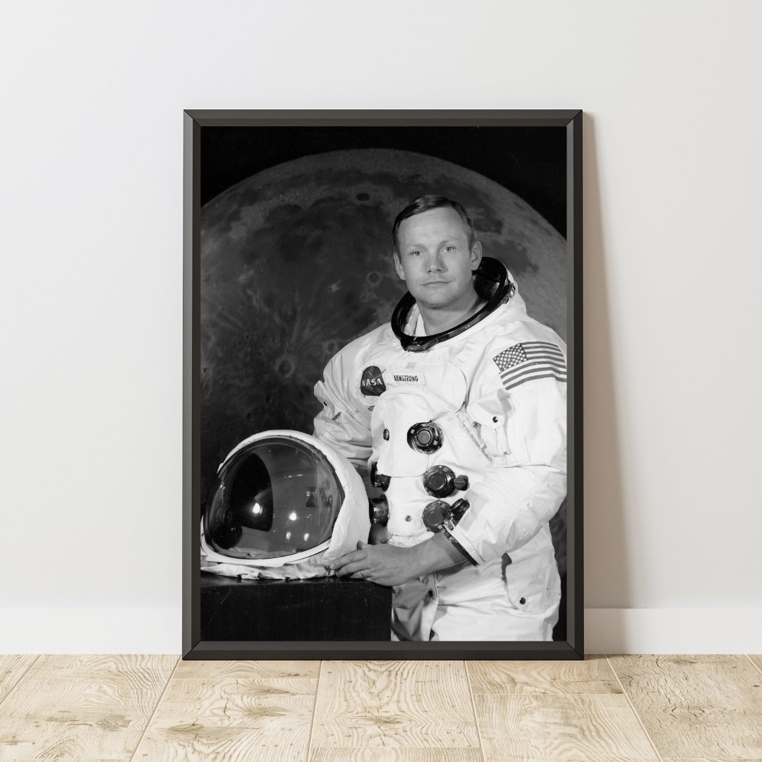 Neil Armstrong Poster, Neil Armstrong Print, Space Poster, Space Print ...